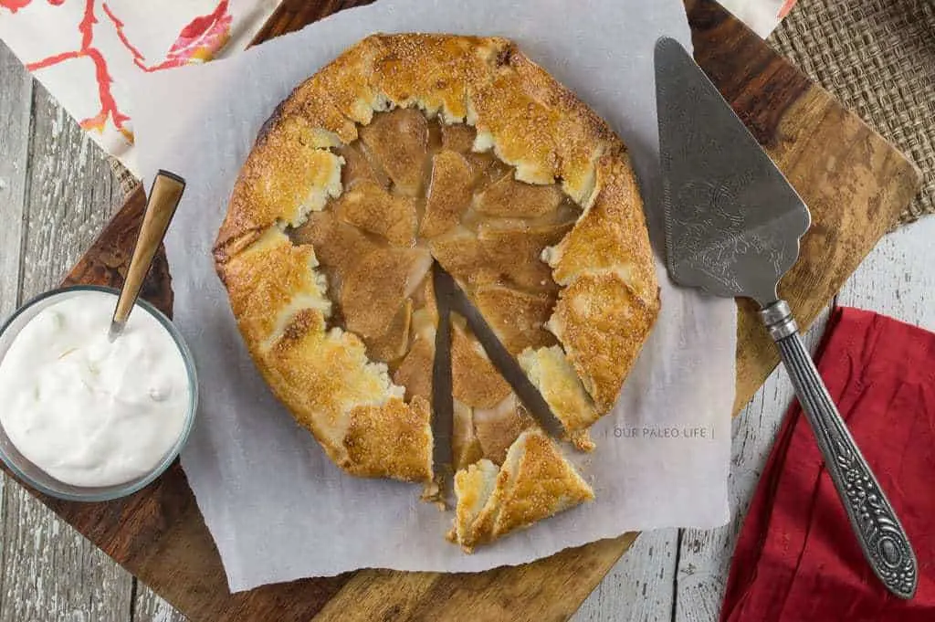 Rustic Pear Galette Recipe - Paleo Dessert (Grain & Dairy Free)