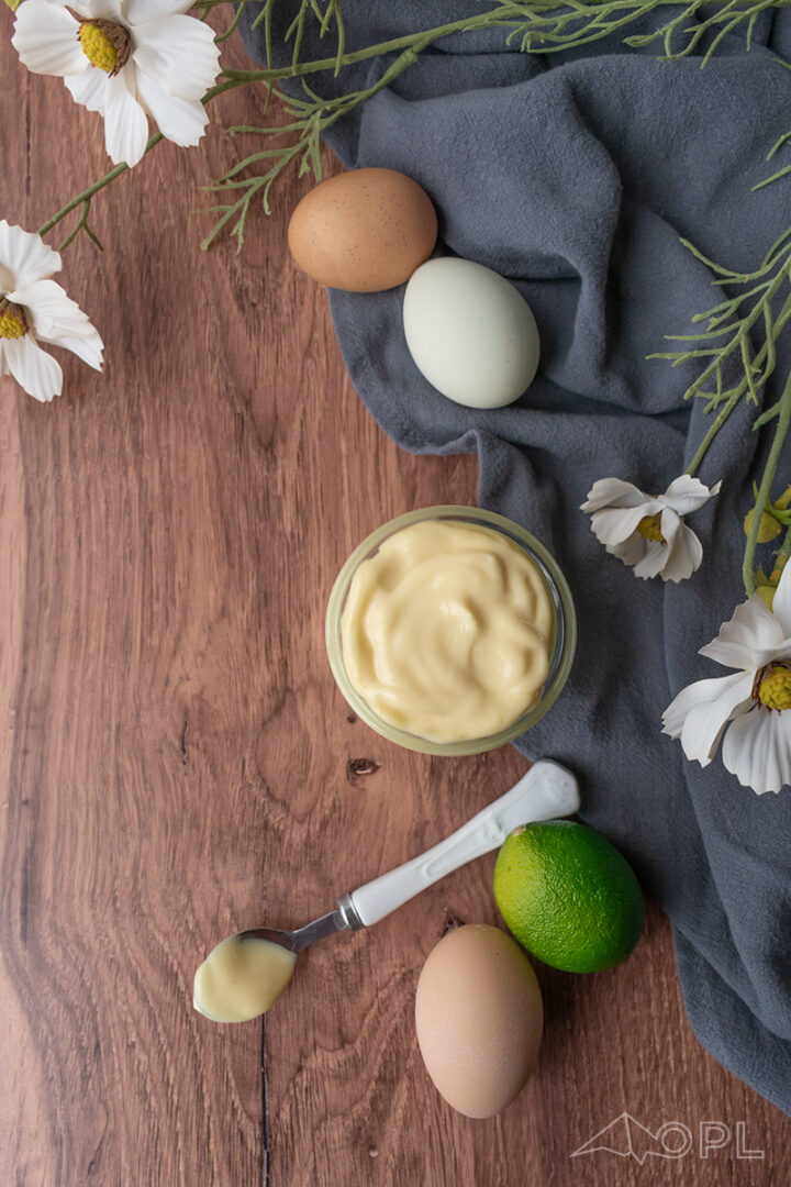 Paleo Lime Mayo Recipe - Eggs, Dry Mustard, Avocado Oil