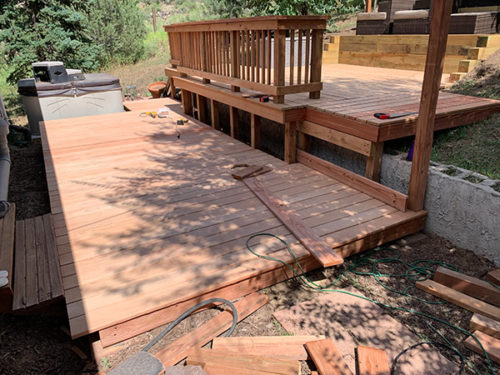 DIY Backyard Deck Complex - Outdoor Living Area in CO - Homestead Life
