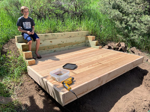 DIY Backyard Deck Complex - Outdoor Living Area in CO - Homestead Life