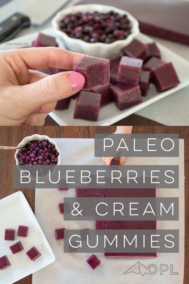 Blueberries & Cream Gummies - Paleo - Our Paleo Life
