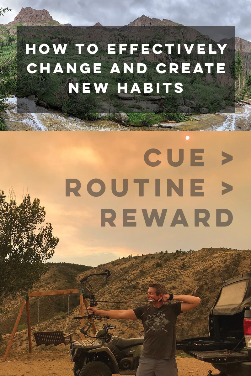 How to Effectively Change and Create New Habits (including diet)