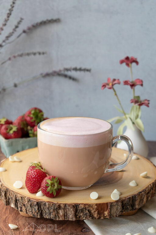Strawberry White Chocolate Latte (Sugar Free) Keto Approved