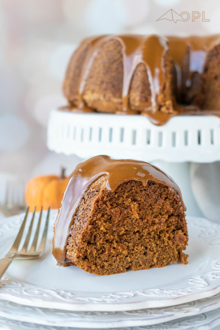 Maple Glazed Pumpkin Bundt Cake | Paleo & Grain Free
